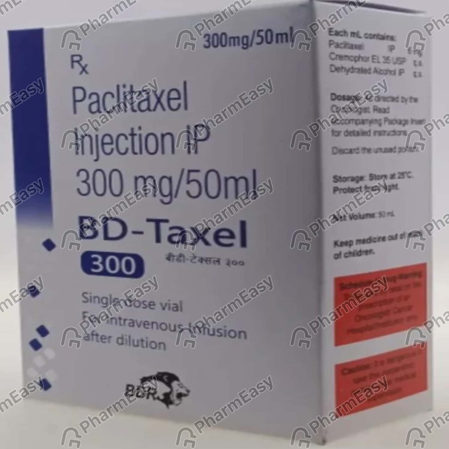 Bd Taxel 300 MG Injection (50): Uses, Side Effects, Price & Dosage ...