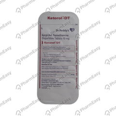 Ketolac Dt 10 MG Tablet (10): Uses, Side Effects, Price & Dosage ...