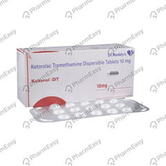 Ketolac Dt 10 MG Tablet (10): Uses, Side Effects, Price & Dosage ...