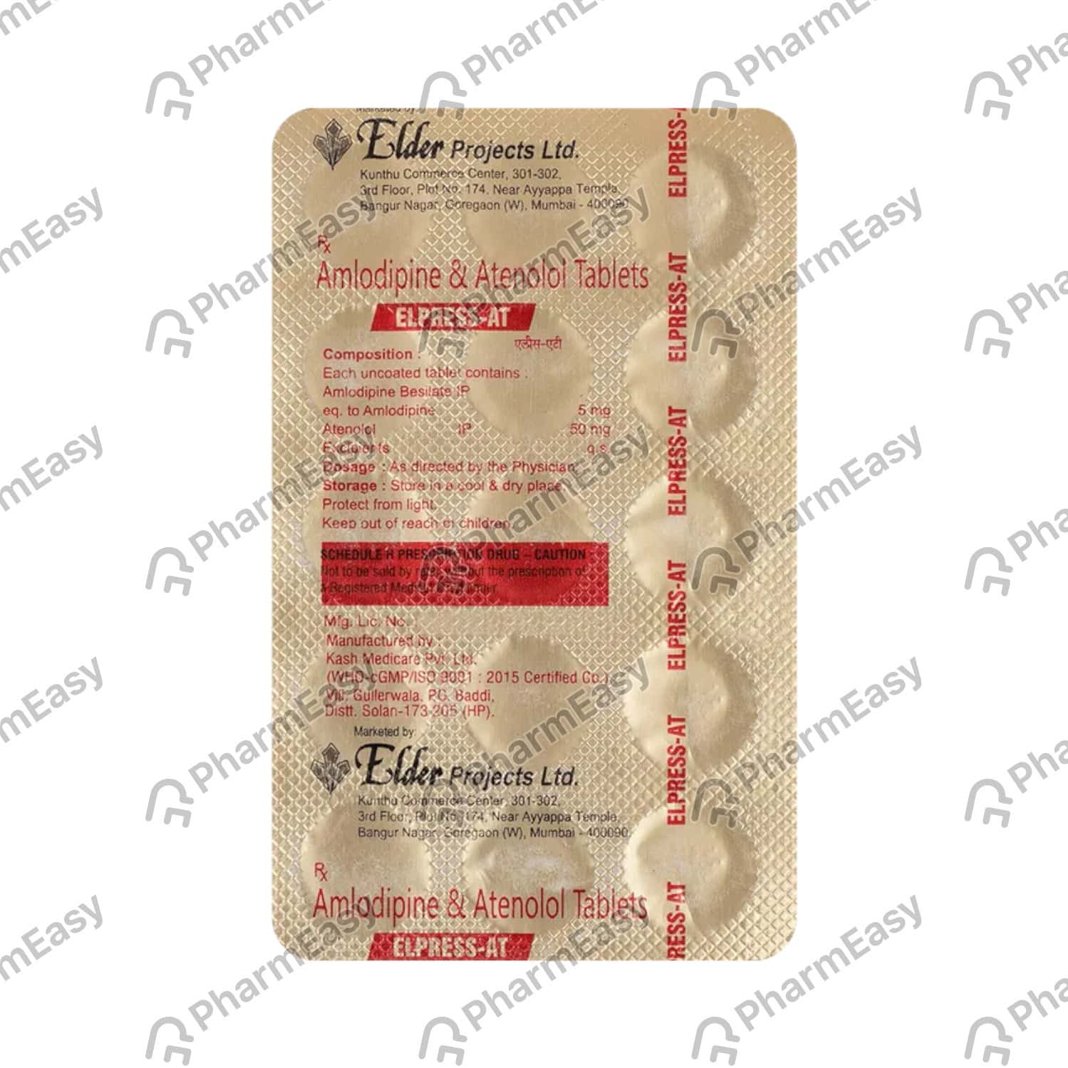 Elpress At Strip Of 15 Tablets: Uses, Side Effects, Price & Dosage ...
