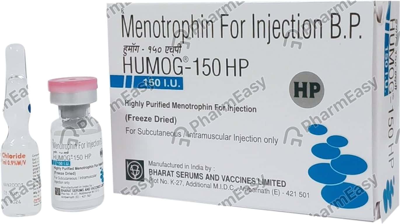 Humog Hp 150iu Dry Vial Of 1 Powder For Injection: Uses, Side Effects ...