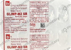 Glimp M 2mg Sr Strip Of 10 Tablets: Uses, Side Effects, Price & Dosage ...