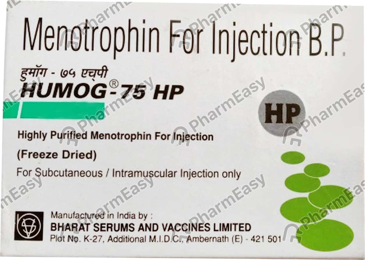 Humog Hp 75 IU Powder For Injection (1): Uses, Side Effects, Price ...