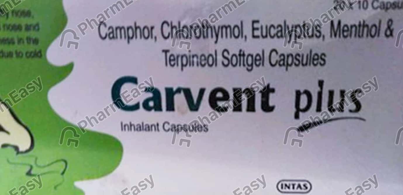 Carvent Plus Vapocap: Uses, Side-effects, Price, Dosage & More Info ...