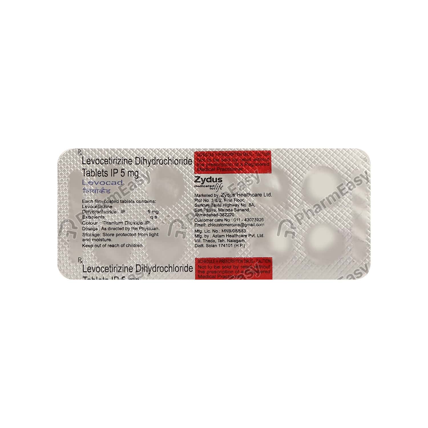 Buy Levocad 5 MG Tablet (10) Online at Flat 18% OFF* | PharmEasy