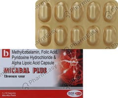 Micabal Plus Strip Of 10 Capsules: Uses, Side Effects, Price & Dosage ...