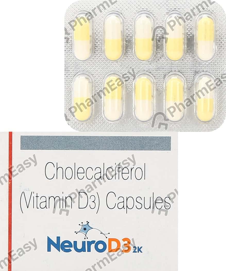 Neuro D3 60K Capsule View Uses, Side Effects, Benefits,, 51% OFF