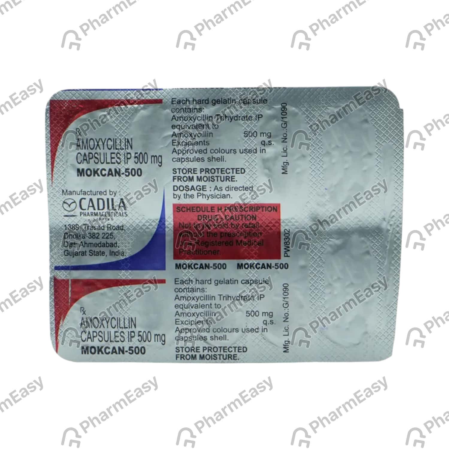 Mokcan 500 MG Capsule (10): Uses, Side Effects, Price & Dosage | PharmEasy
