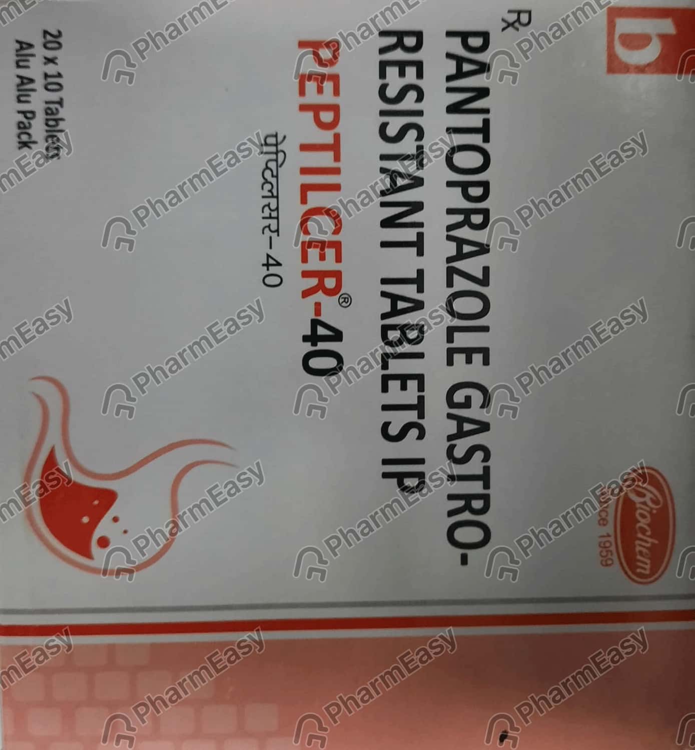 Peptilcer 40 MG Tablet (10): Uses, Side Effects, Price & Dosage | PharmEasy