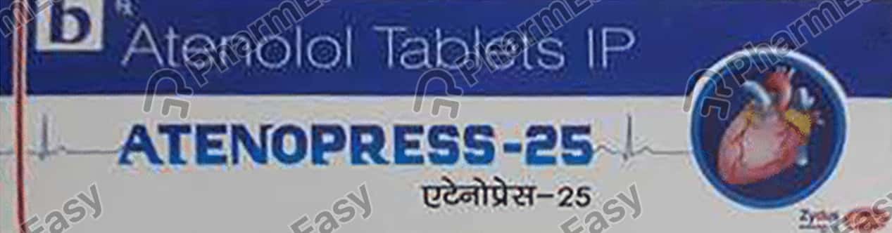 Atenopress 25 MG Tablet (14): Uses, Side Effects, Price & Dosage ...