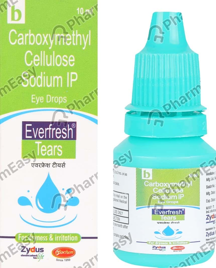 Everfresh Tears 0.5 %W/V Eye Drop (10): Uses, Side Effects, Price ...