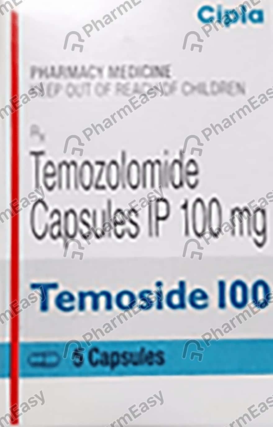 Temoside 100 MG Capsule (5): Uses, Side Effects, Price & Dosage | PharmEasy