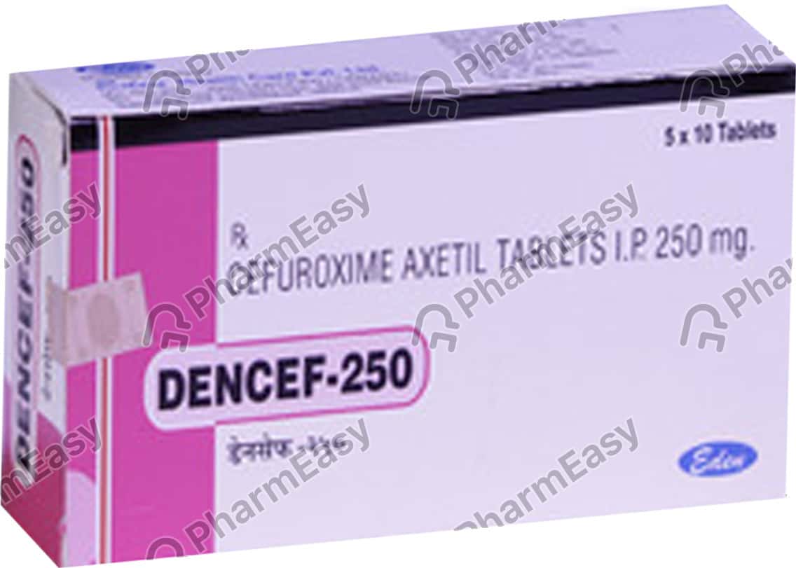 Dencef 250 MG Tablet (10): Uses, Side Effects, Price & Dosage | PharmEasy