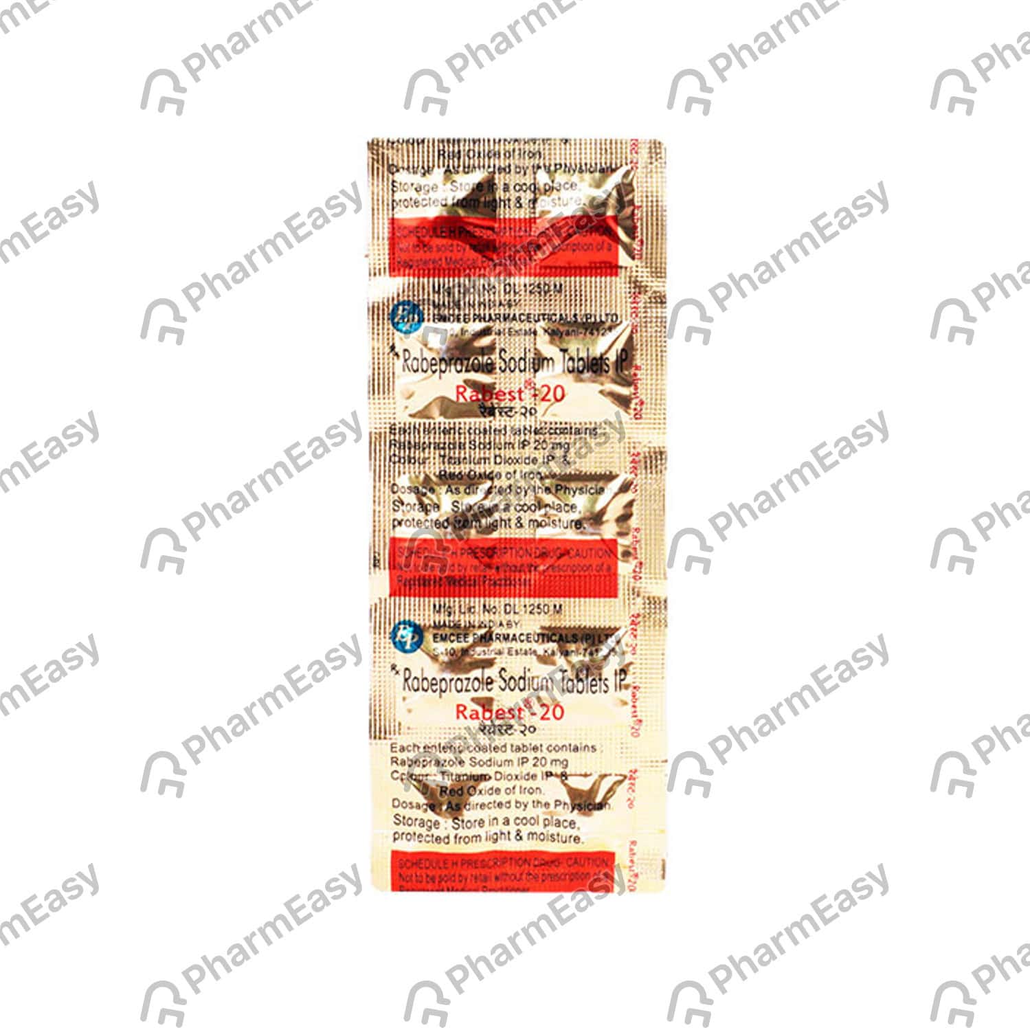 Rabest 20 MG Tablet (10): Uses, Side Effects, Price & Dosage | PharmEasy