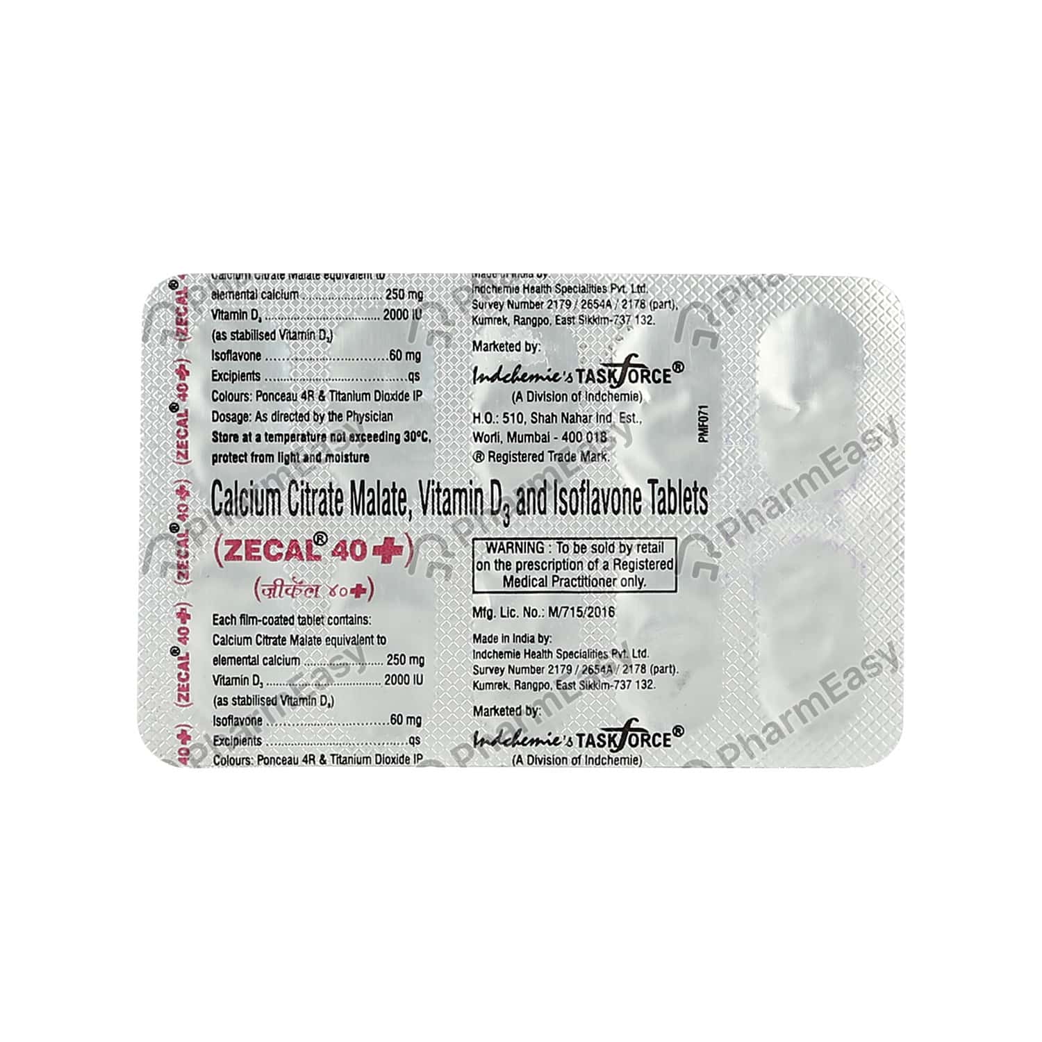 Buy Zecal 40 Plus Tab Online at Flat 18% OFF* | PharmEasy
