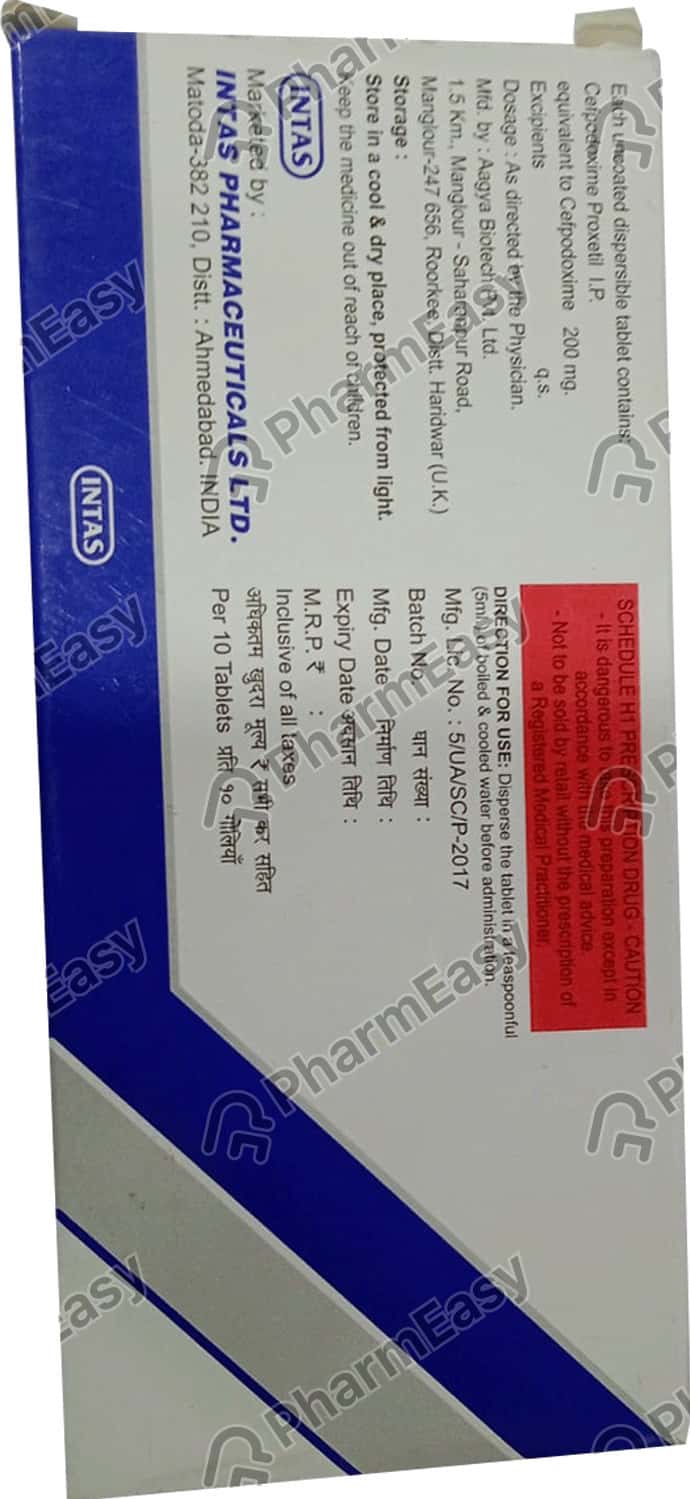 Pathodox Dt 200mg Tablets: Uses, Side Effects, Price & Dosage | PharmEasy