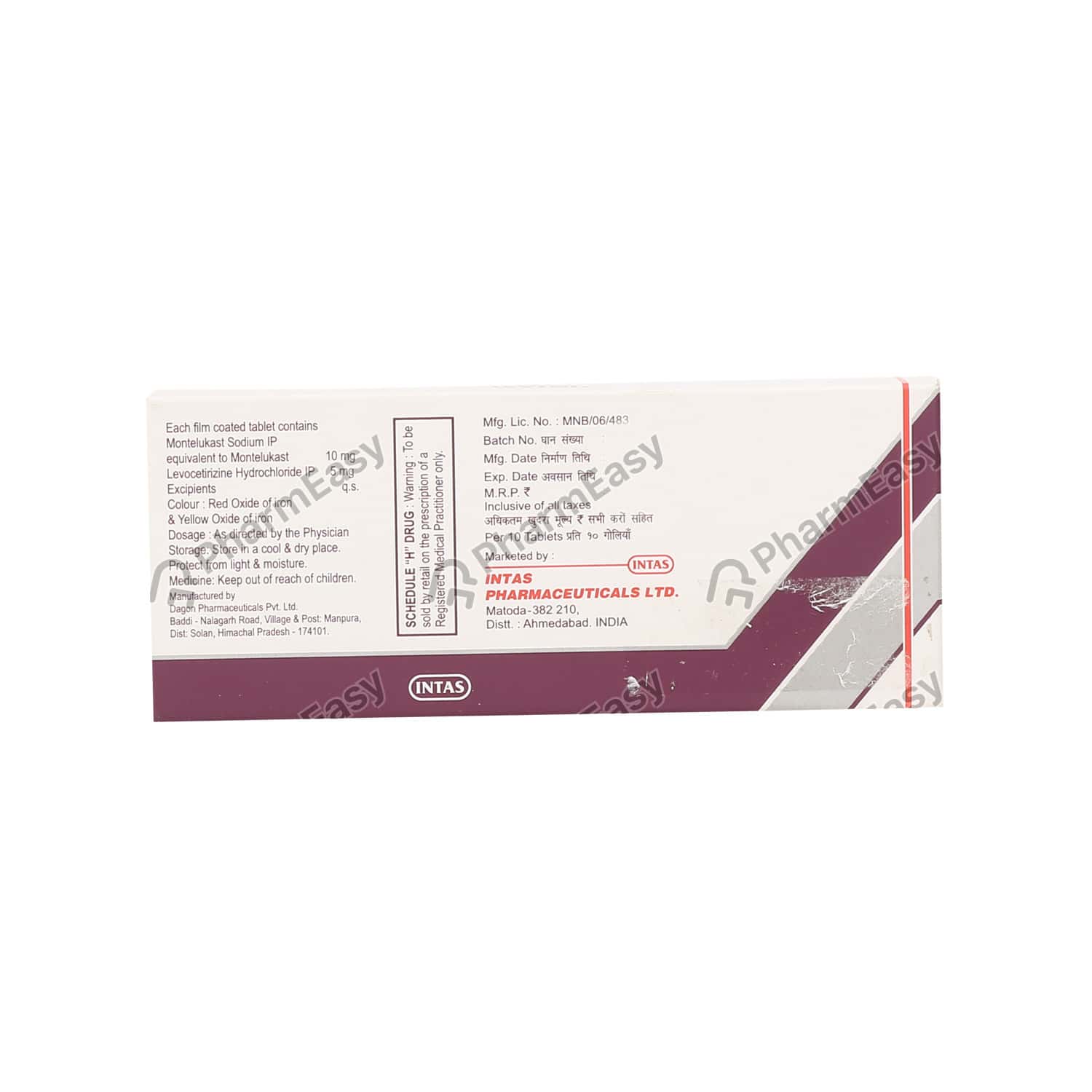 Montas L Tablet - Uses, Side Effects, Dosage, Composition & Price ...