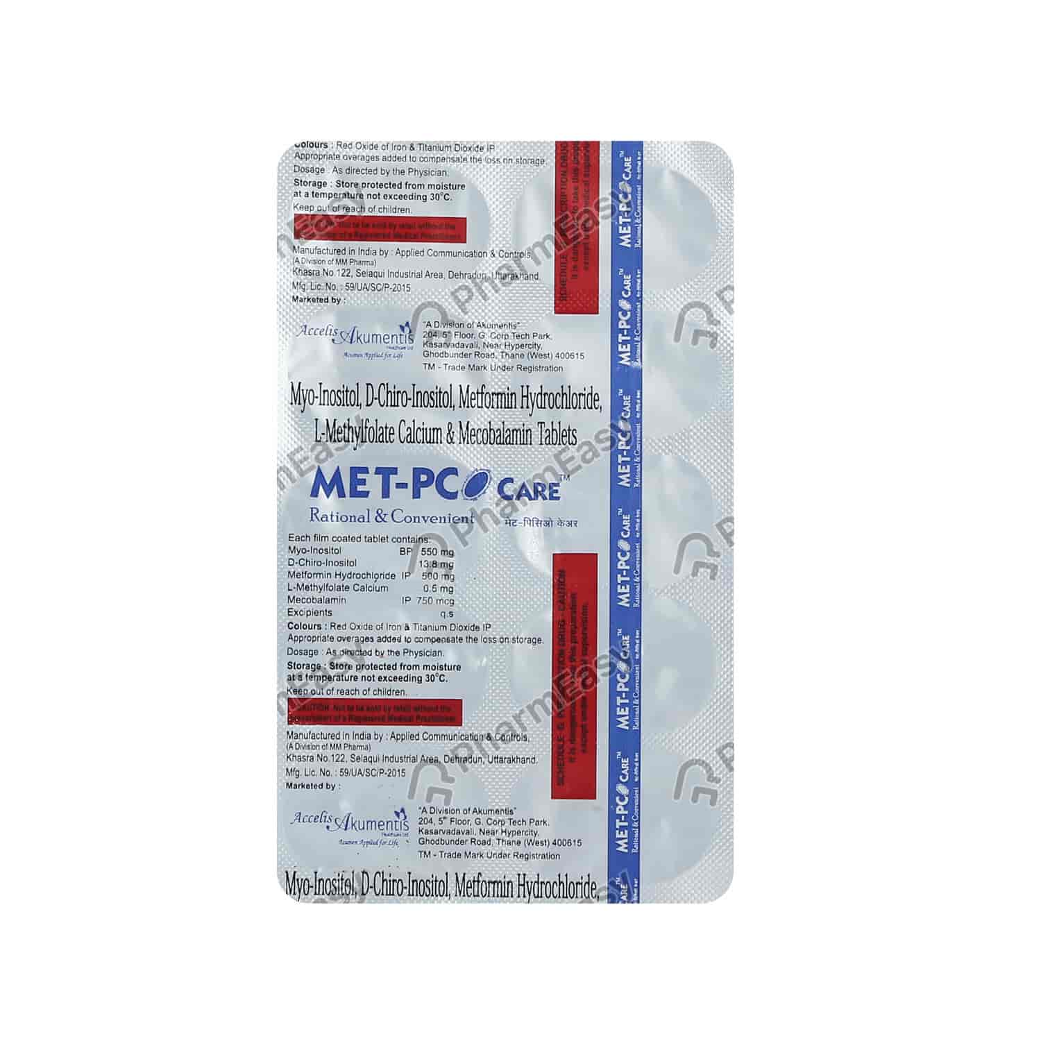 Buy Met Pco Care Tab Online at Flat 18% OFF* | PharmEasy