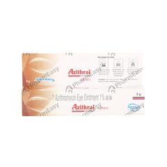 Azithral 10 MG Eye Ointment (5) - Uses, Side Effects, Dosage ...