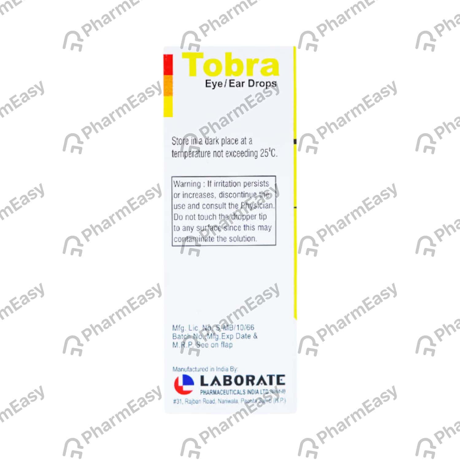 Tobra 0.3 % Eye/Ear Drop (10): Uses, Side Effects, Price & Dosage ...