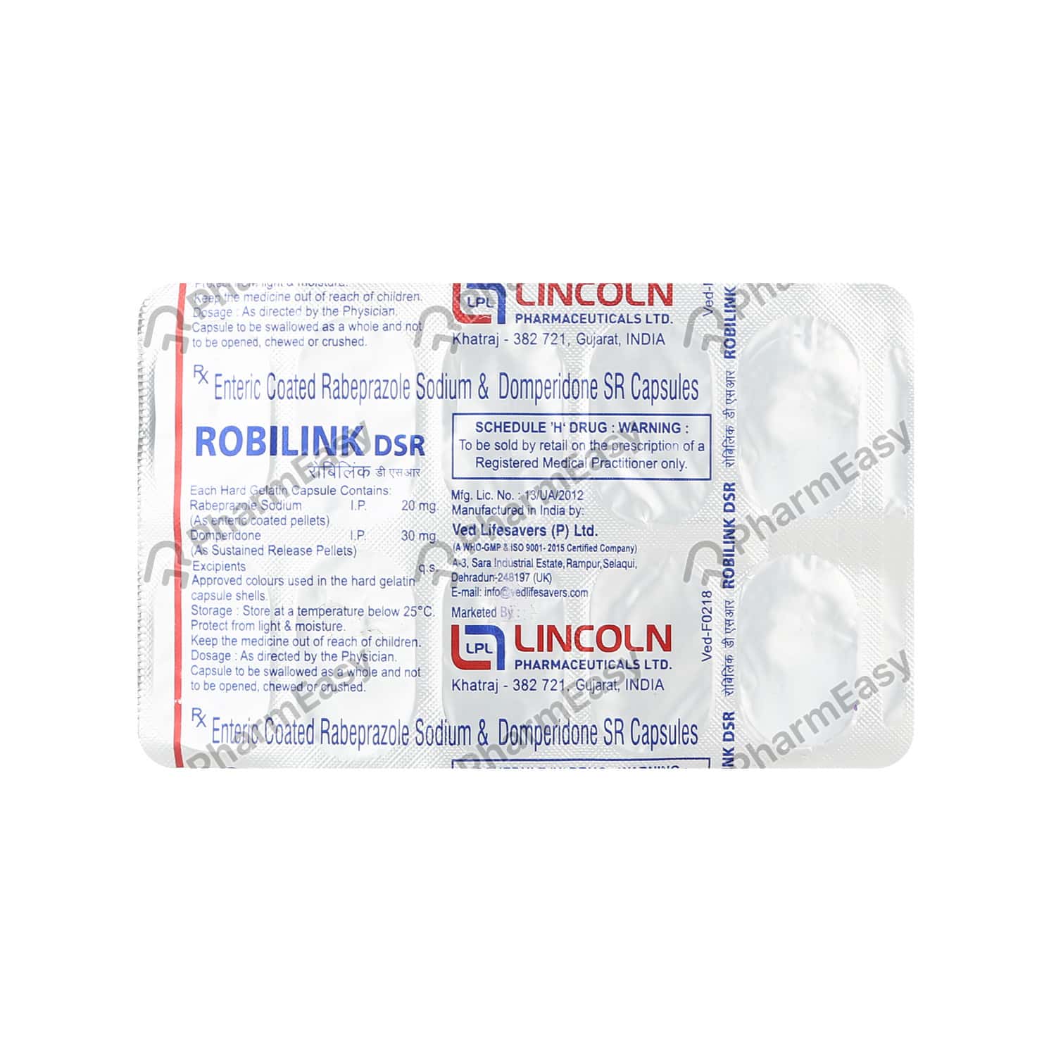 Robilink Dsr Capsule - Uses, Side Effects, Dosage, Composition & Price ...