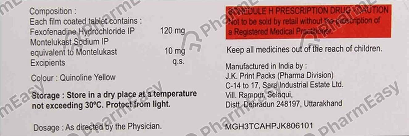 Histakind M Strip Of 10 Tablets: Uses, Side Effects, Price & Dosage ...