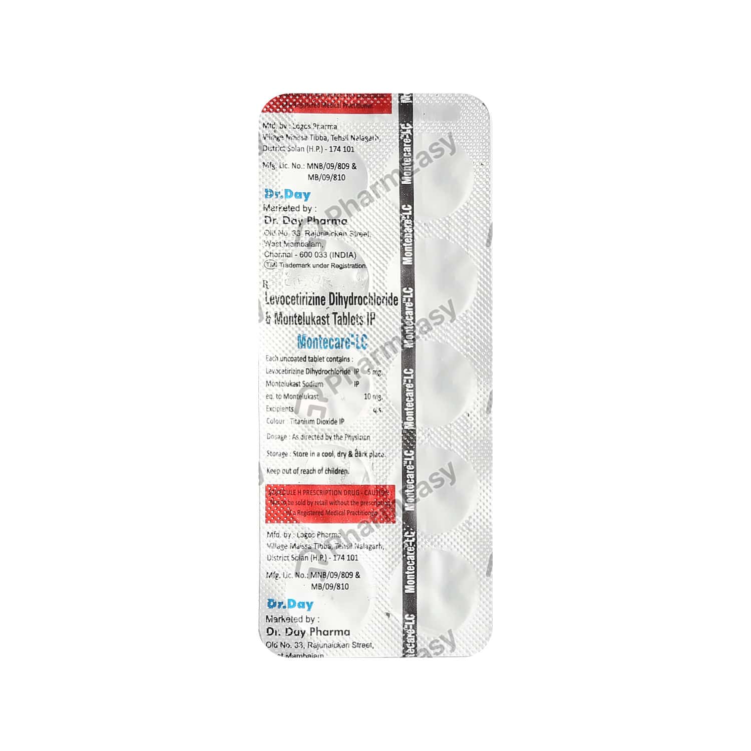 Montecare Lc Tablet - Uses, Side Effects, Dosage, Composition & Price ...