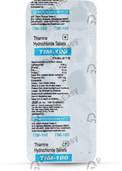Buy Tim 100 MG Tablet (10) Online & Save Up to 24% at PharmEasy