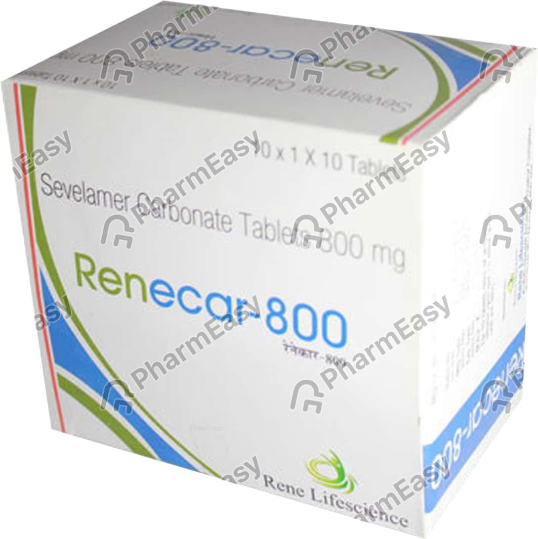 Renecar 800 MG Tablet (30): Uses, Side Effects, Price & Dosage | PharmEasy
