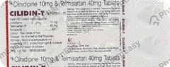 Cilidin T Strip Of 10 Tablets: Uses, Side Effects, Price & Dosage ...