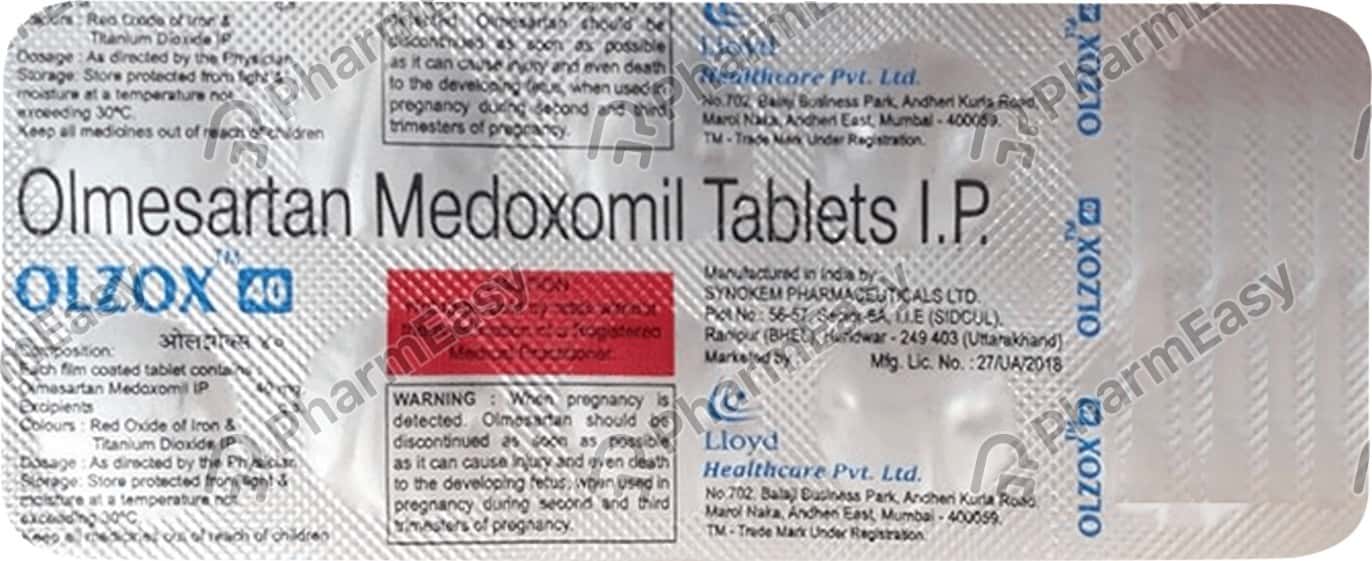 Olzox 40 MG Tablet (10): Uses, Side Effects, Price & Dosage | PharmEasy