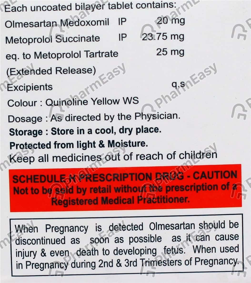 Olzox M 25mg Strip Of 10 Tablets: Uses, Side Effects, Price & Dosage ...
