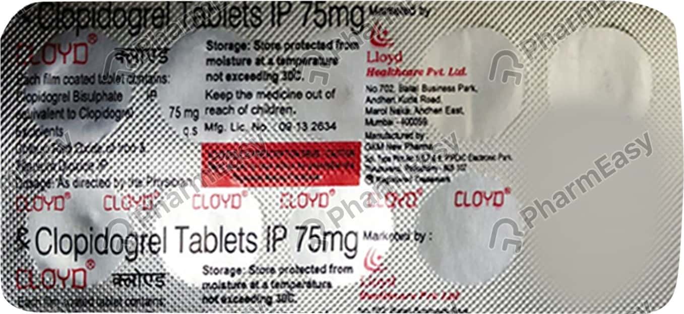 Cloyd 75 MG Tablet (10): Uses, Side Effects, Price & Dosage | PharmEasy