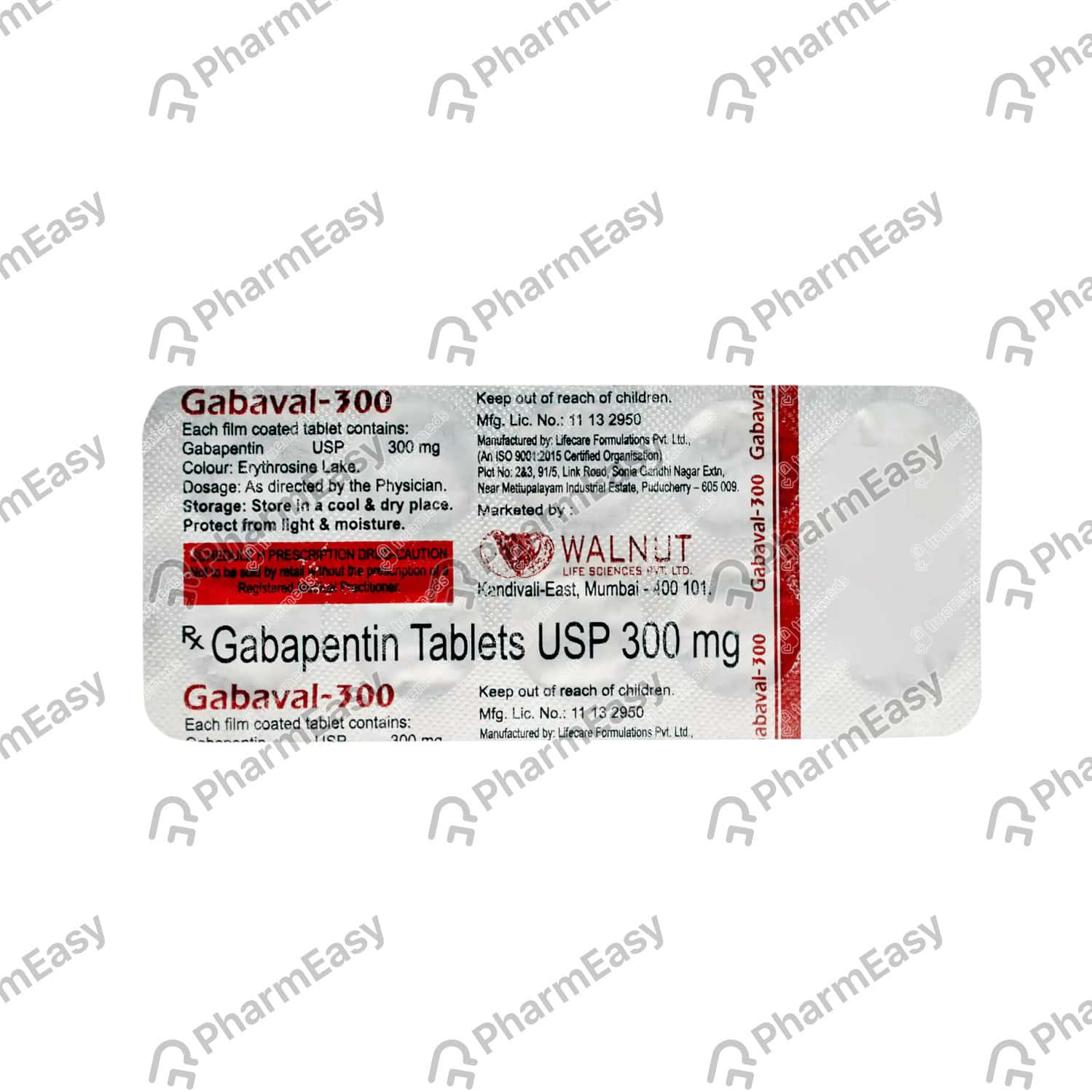 Gabaval 300 MG Tablet (10): Uses, Side Effects, Price & Dosage | PharmEasy