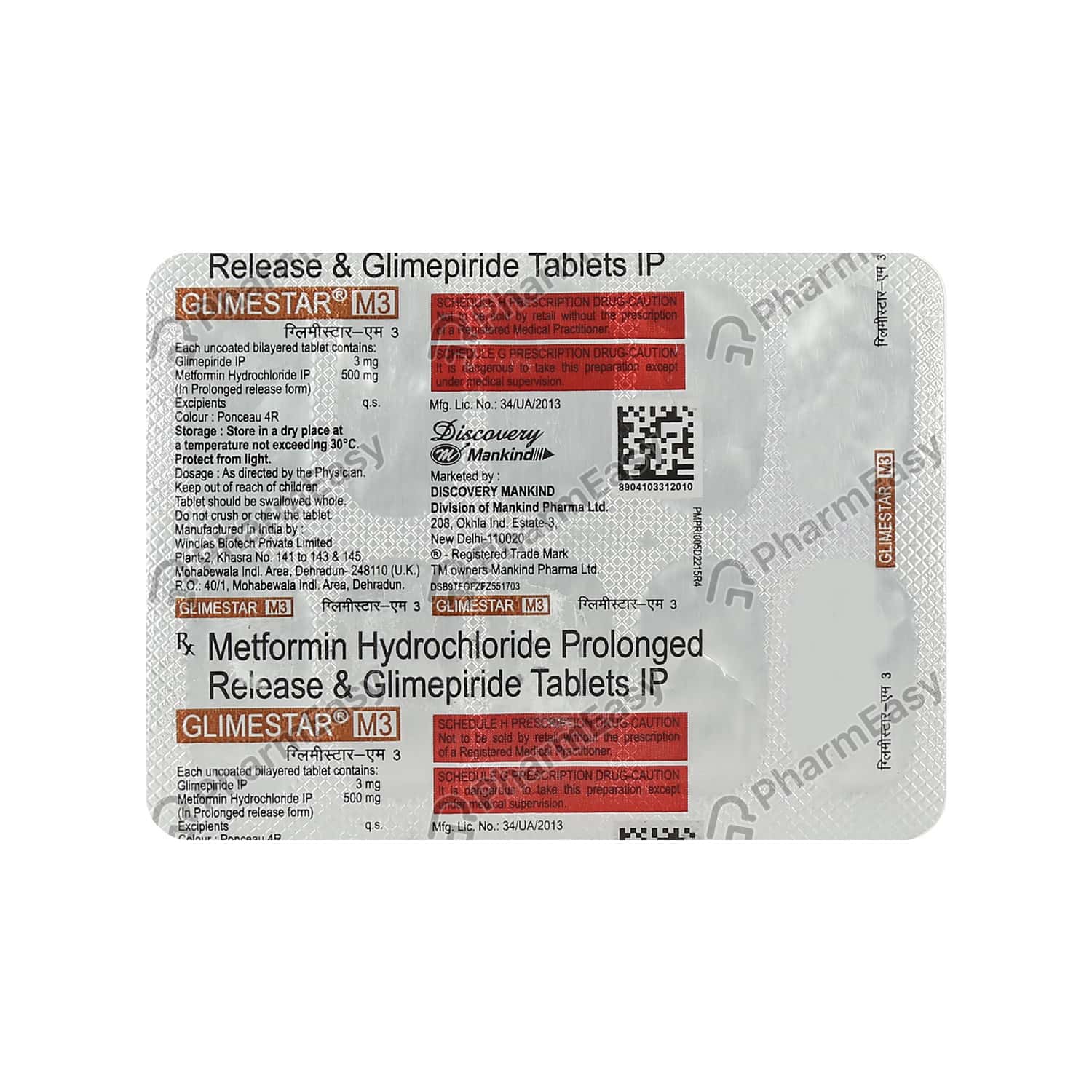 Glimestar M3 Tab - Uses, Side Effects, Dosage, Composition & Price ...