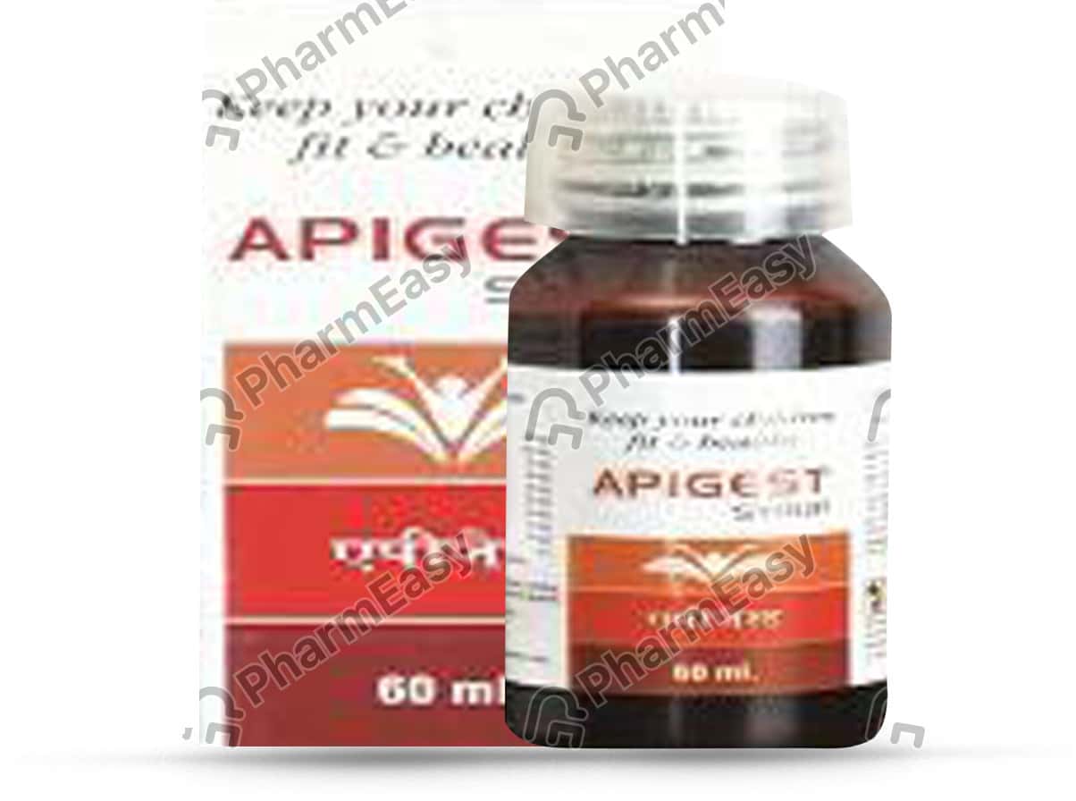 Apigest Suger Free Syrup 200ml: Uses, Side Effects, Price & Dosage ...
