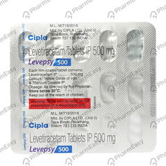 Levepsy 500 Tablet: Uses, Side-effects, Price, Dosage & More Info ...