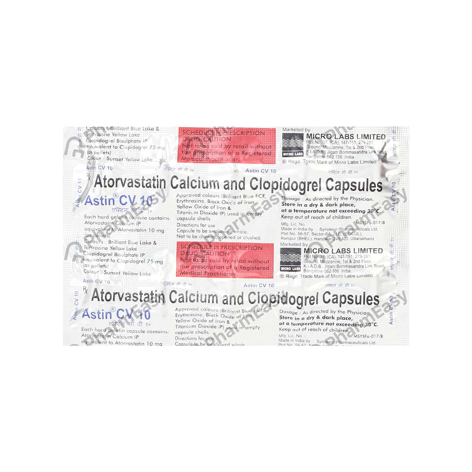 Buy Astin Cv 10mg Capsule Online at Flat 18% OFF* | PharmEasy
