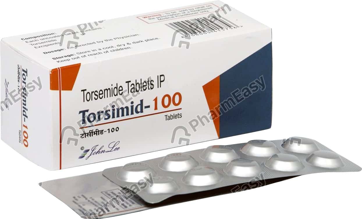 Torsimide 100 MG Tablet (10): Uses, Side Effects, Price & Dosage ...
