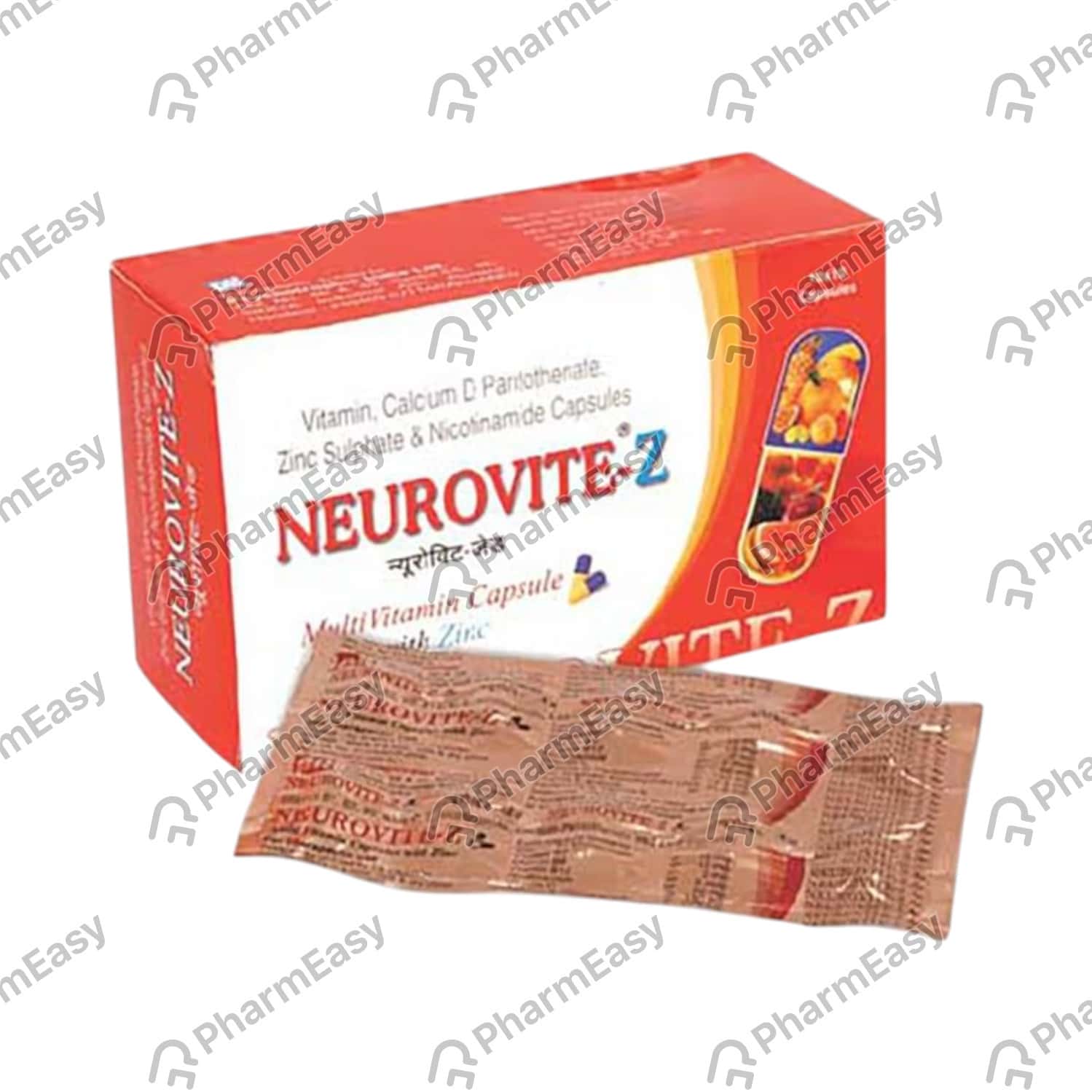 Buy Neurovite Z Capsule (10) Online at Flat 15% OFF | PharmEasy