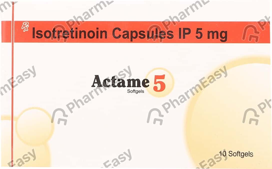 Actame 5 MG Capsule (10): Uses, Side Effects, Price & Dosage | PharmEasy