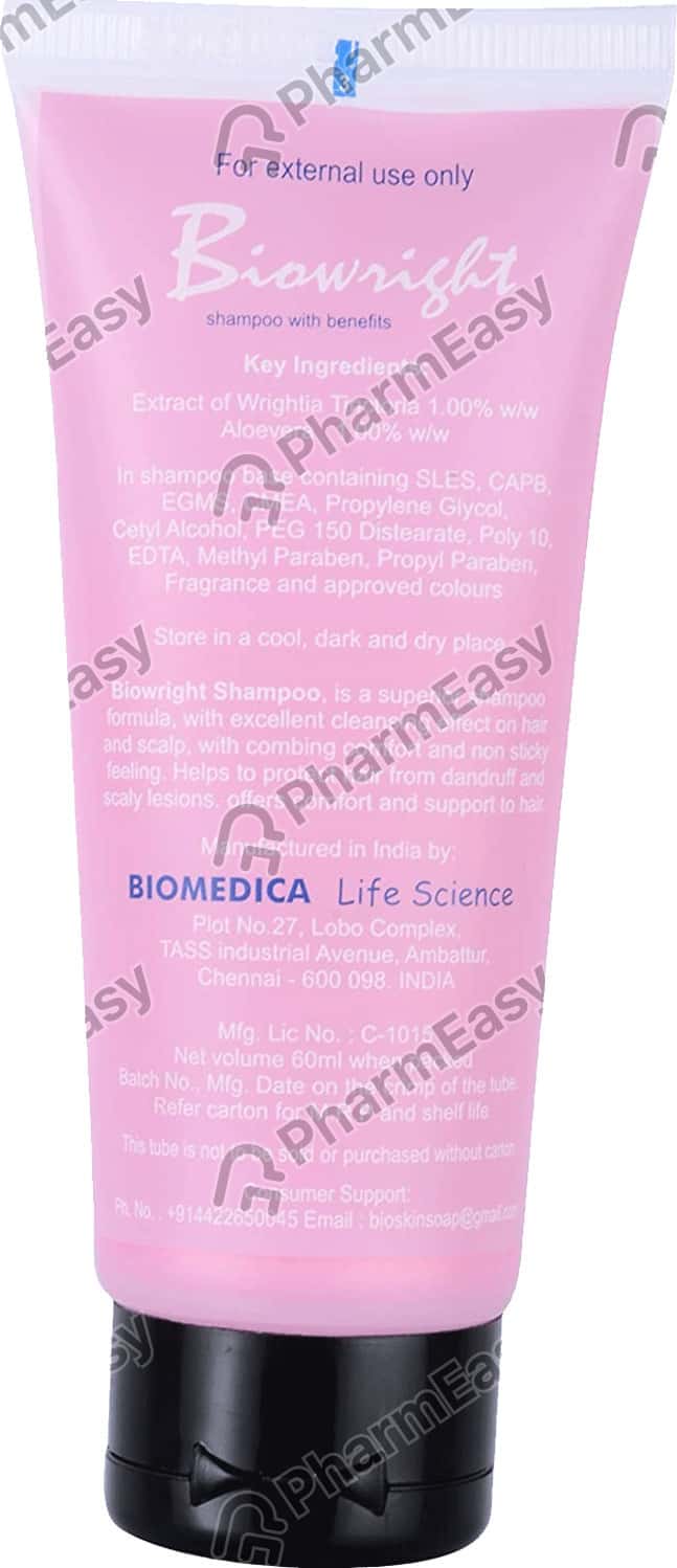 Buy BIOWRIGHT SHAMPOO Online & Get Upto 60% OFF at PharmEasy