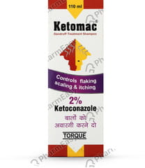 Buy KETOMAC 2% SHAMPOO 110ML Online & Get Upto 60% OFF at PharmEasy