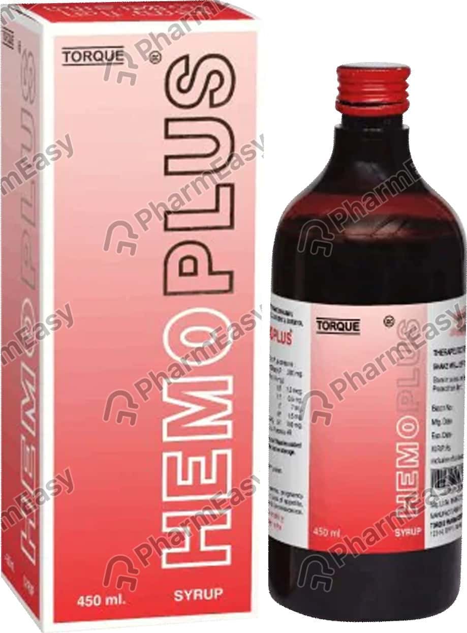 Buy Hemoplus Syrup 450ml Online at Flat 15% OFF | PharmEasy