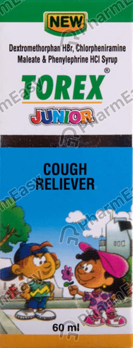 New Torex Junior Bottle Of 60ml Syrup: Uses, Side Effects, Price ...