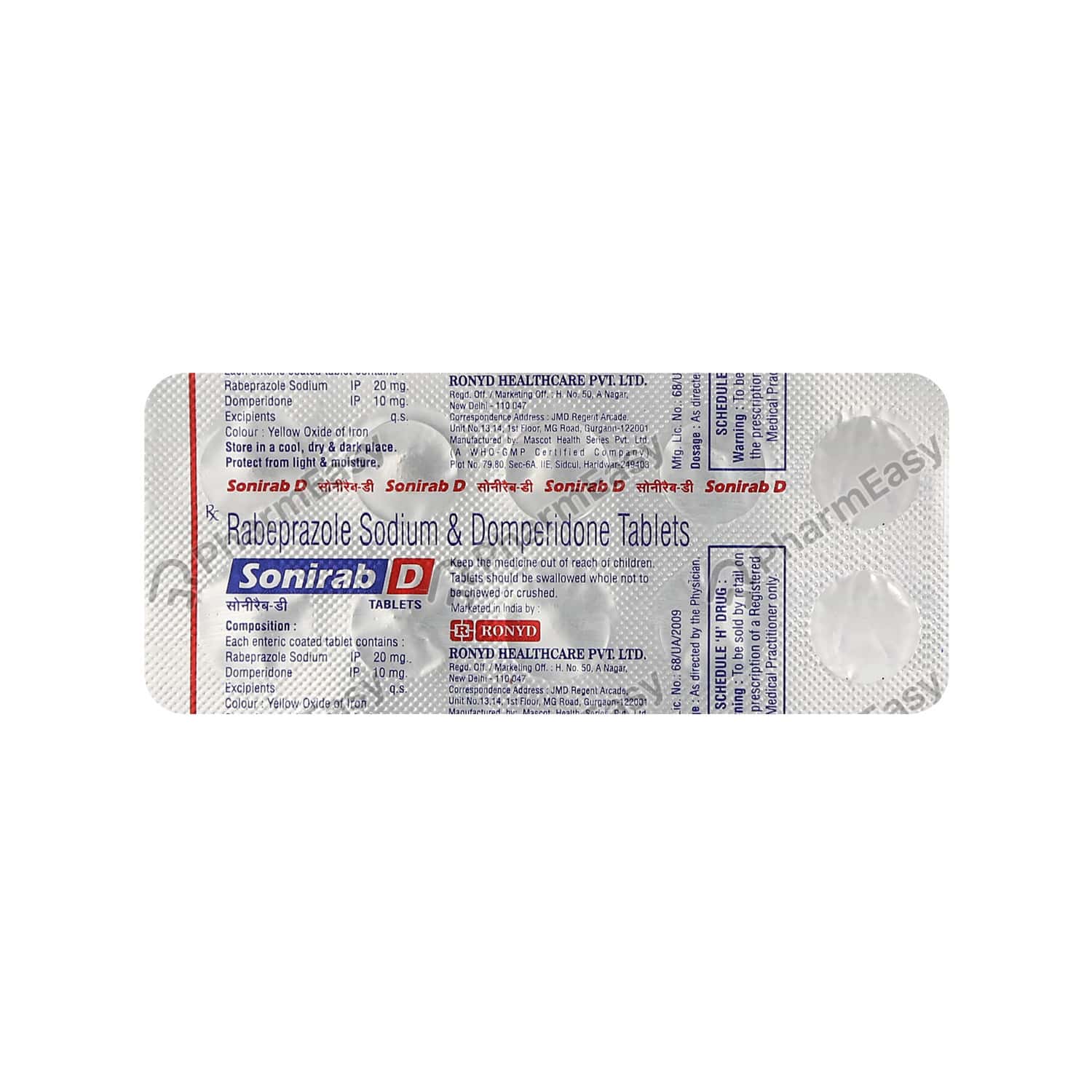 Sonirab D Tablet - Uses, Side Effects, Dosage, Composition & Price ...
