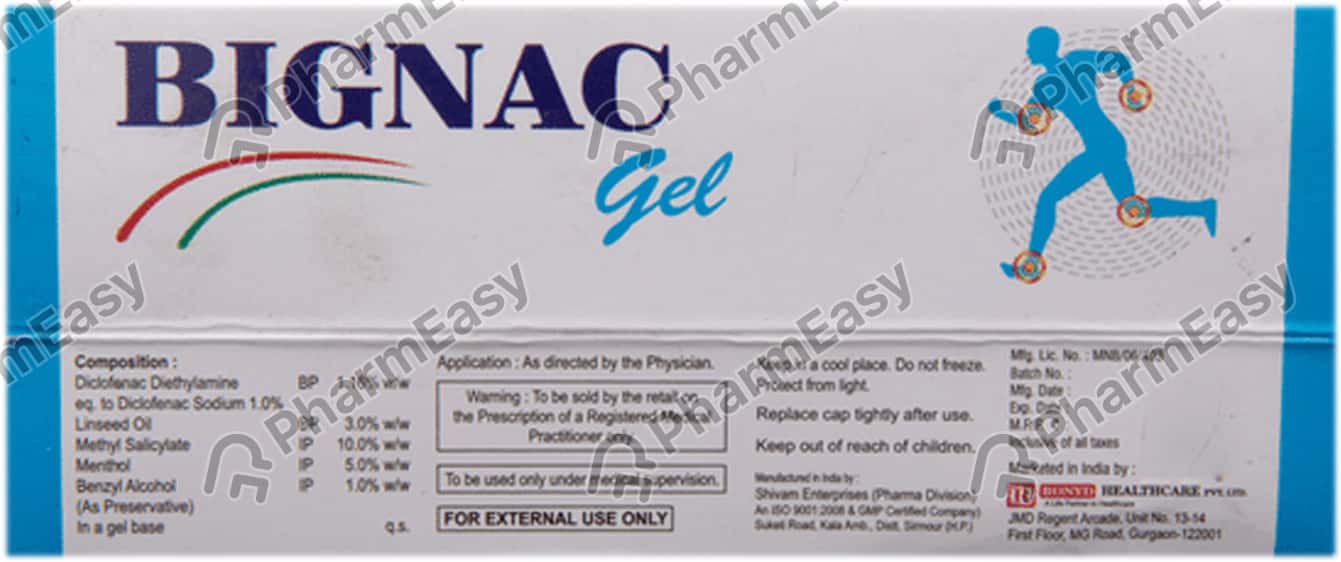 Bignac Gel: Uses, Side Effects, Price & Dosage | PharmEasy