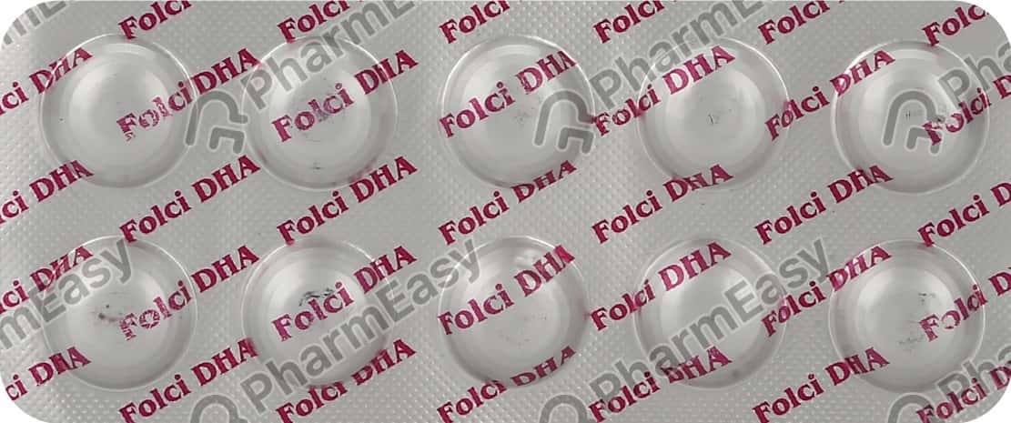 Buy Folci Dha Strip Of 10 Tablets Online & Save Up to 24% at PharmEasy