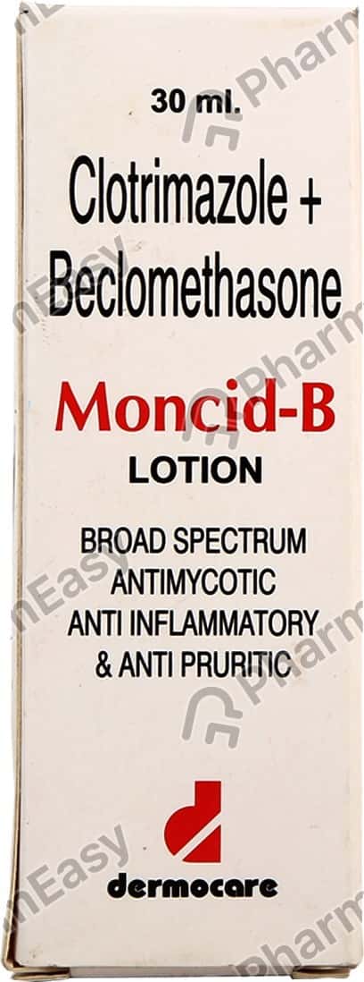 Moncid B Bottle Of 30ml Lotion: Uses, Side Effects, Price & Dosage ...