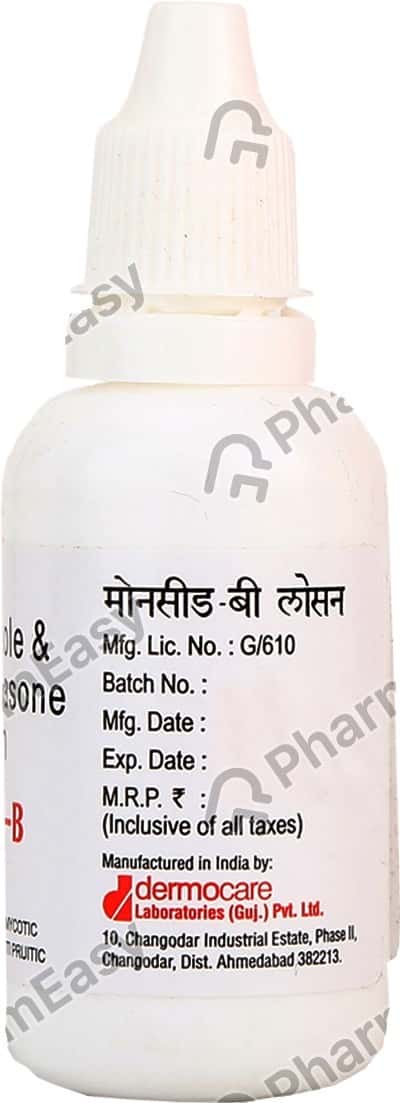 Moncid B Bottle Of 30ml Lotion: Uses, Side Effects, Price, Dosage ...